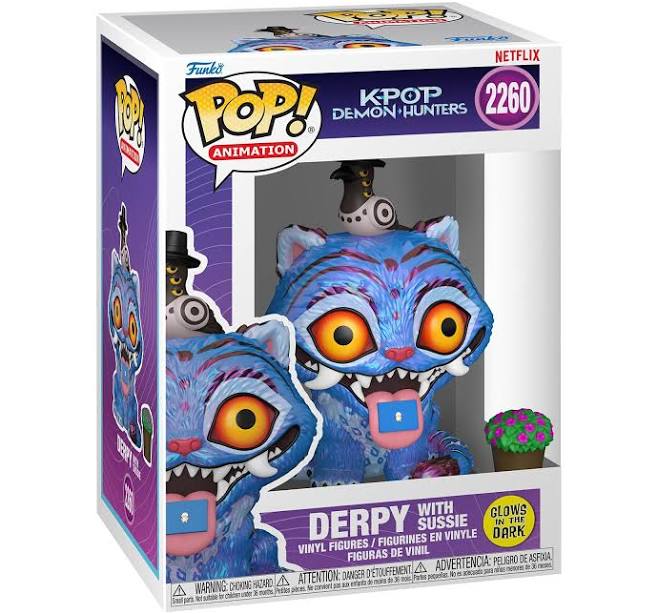 Funko Funko POP! Anime: KPop Demon Hunters - Derpy with Sussie (Glow-in ...